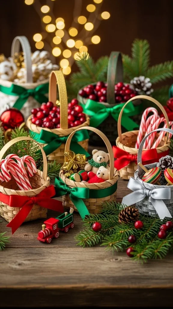 How To Build Cute DIY Christmas Gift Baskets Kids Will Love
