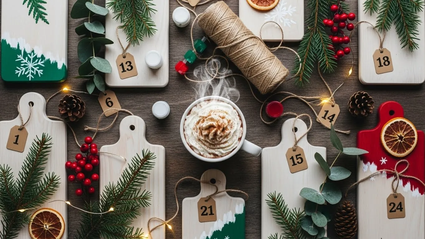 How to Build a Fun DIY Christmas Countdown Board - craftfavorite.com