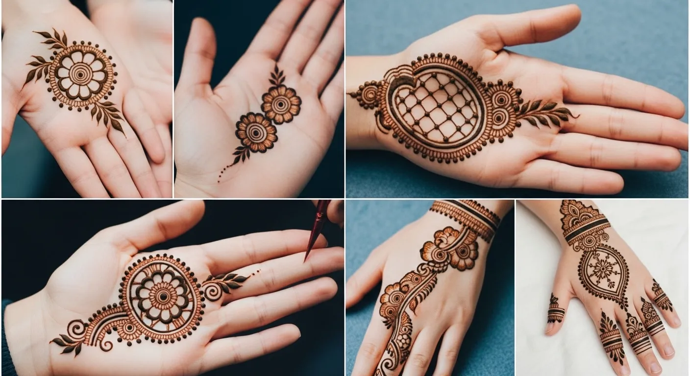 21 Cute Small Mehndi Designs That Make a Big Impact - craftfavorite.com